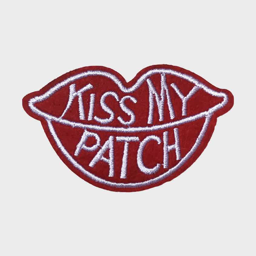 Kiss My Patch Iron-On Patch – Patchy