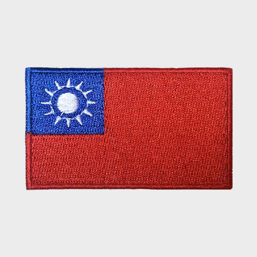 Taiwanese Flag Iron-On Patch – Patchy