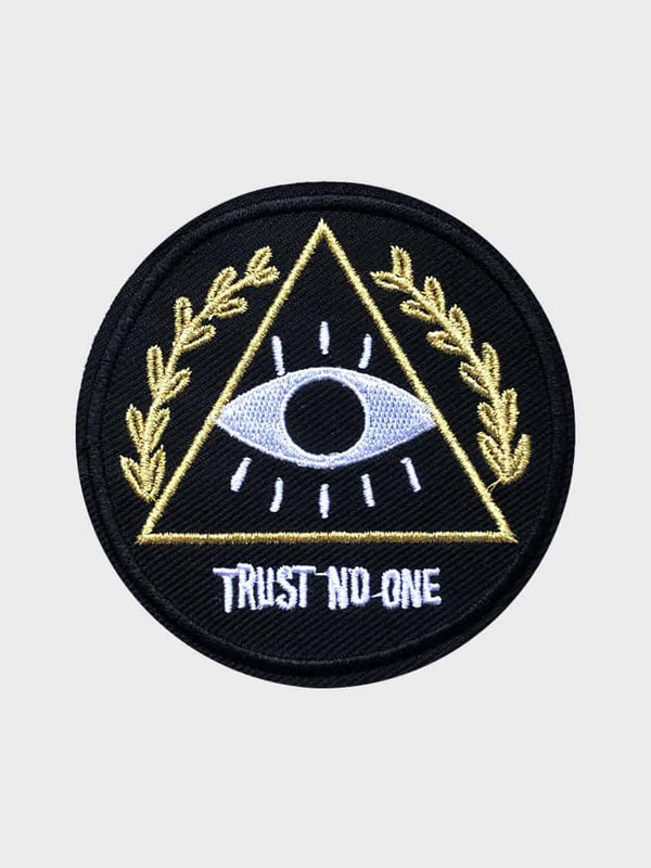 Trust No One Iron-On Patch – Patchy